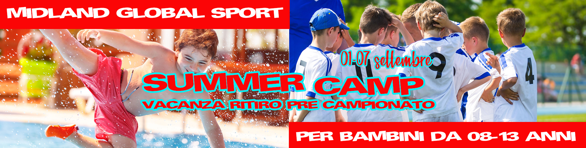 Midland Global Sport | Summer Camp, tutte le info!